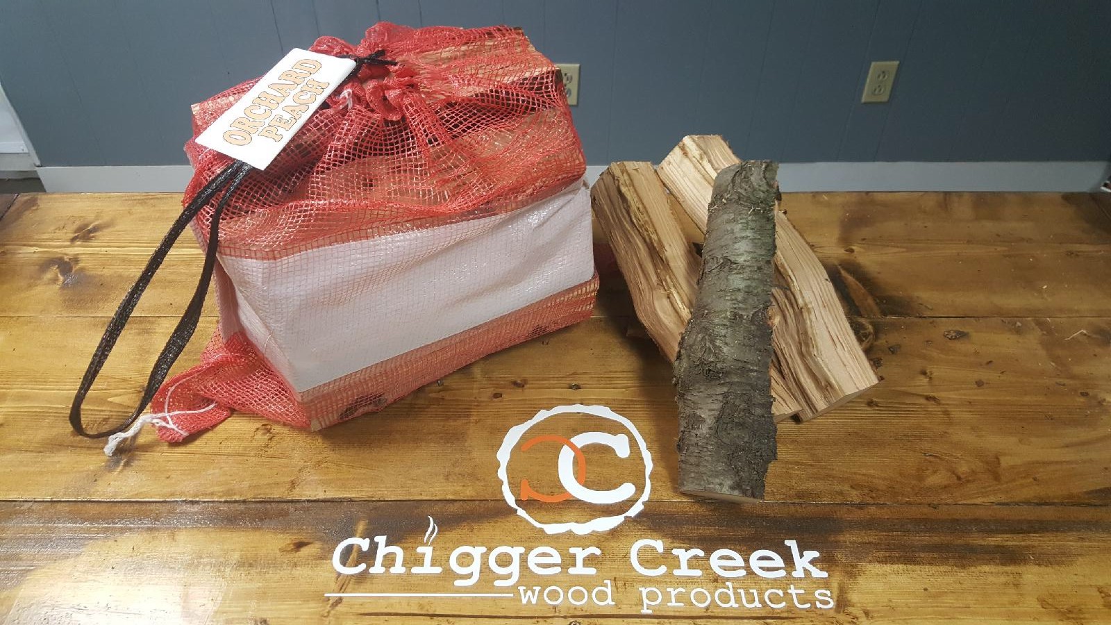 12 inch logs peach | Smokin' Deal BBQ